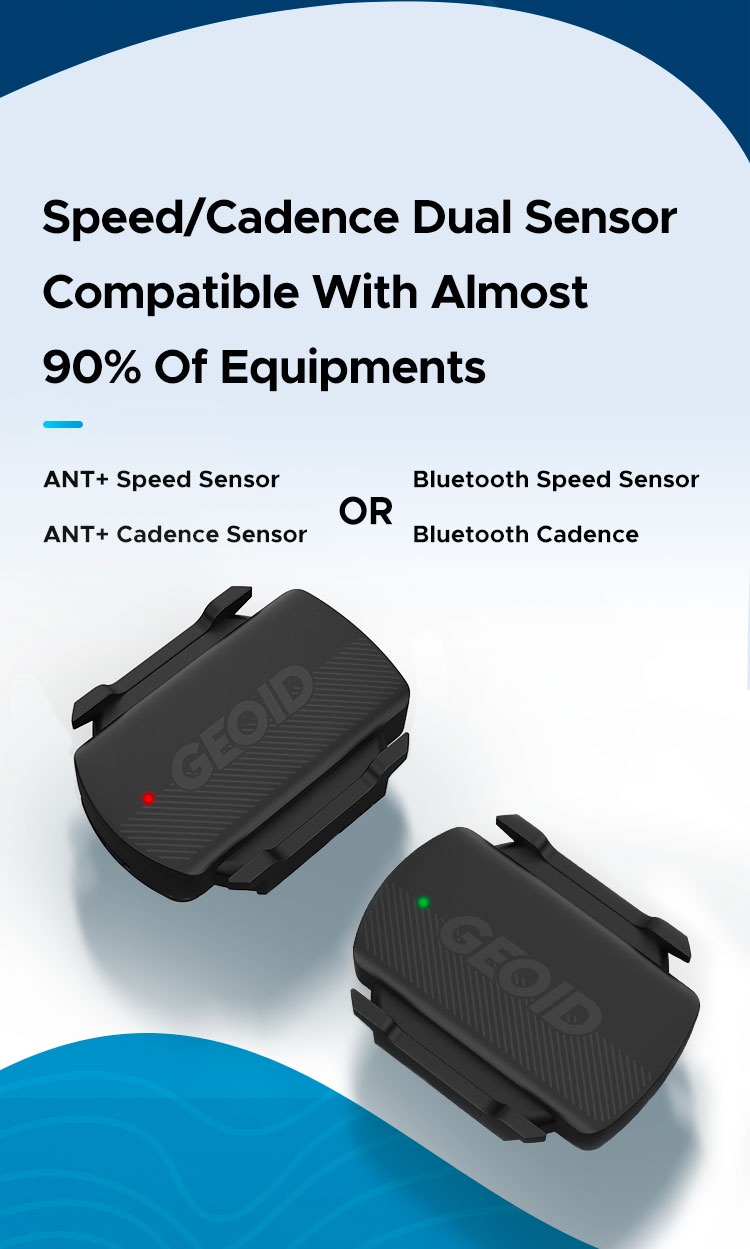 GEOID Bike Speed Cadence Sensor Ant Bluetooth for GPS Cycling Computer ...
