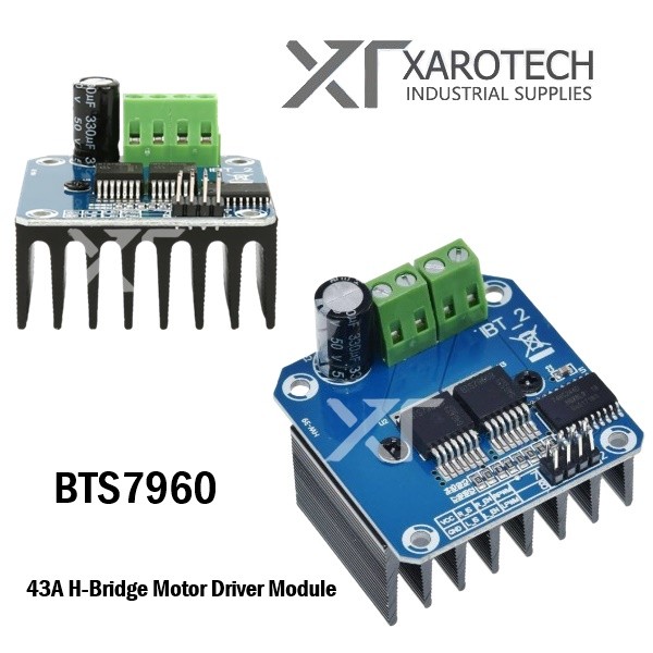 Bts7960 7960 43a 40a H Bridge High Power Stepper Motor Module Dc Motor Driver And Smart Current