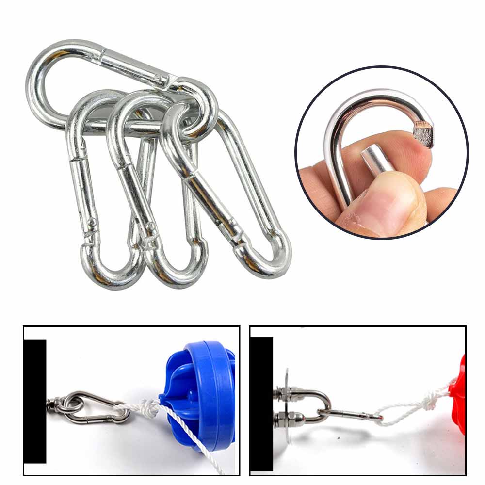 [Favorite] Heavy Duty D Shape Keychain Clip Carabiner/ Heart Shaped Key ...