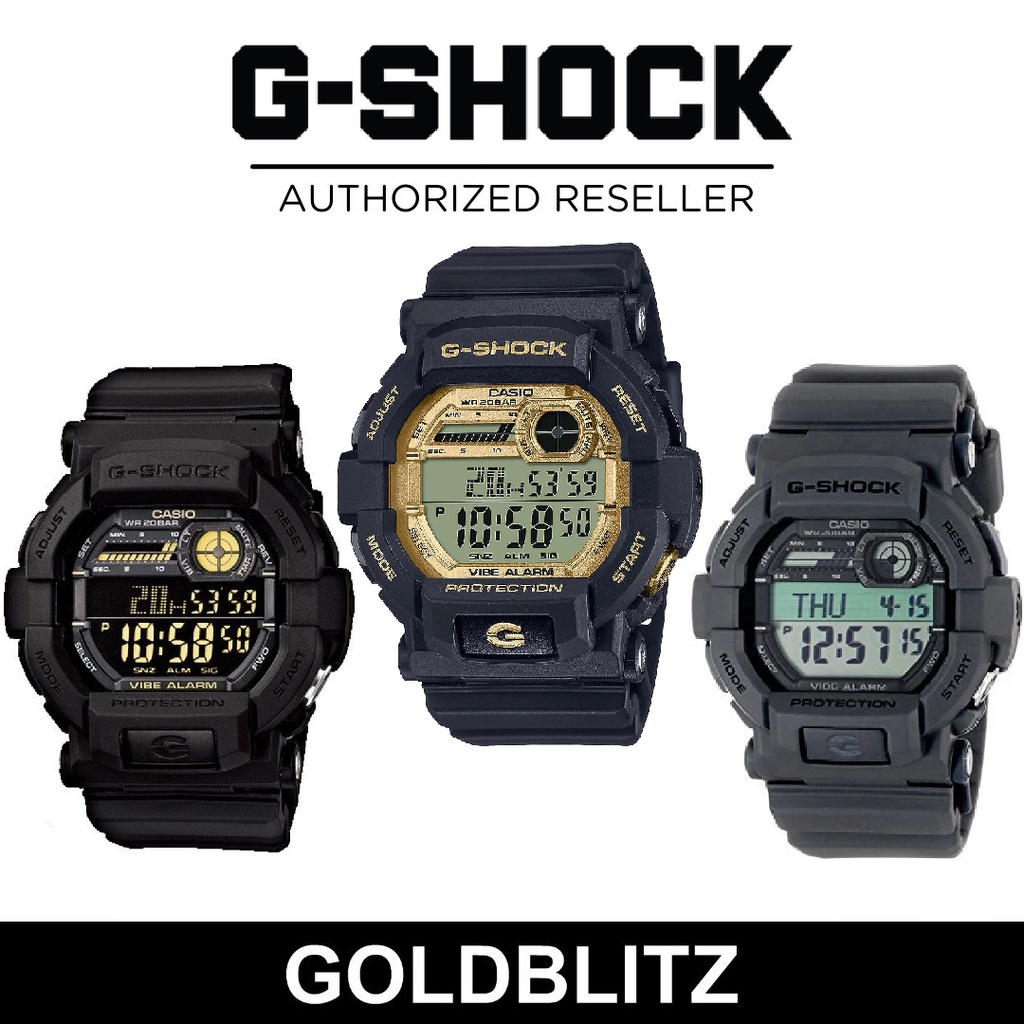 Casio G-Shock GD-350GB-1 GD-350-1B GD-350-8 Vibration Alarm GD-350 GD350 GD350GB-1 GD350-1B ...