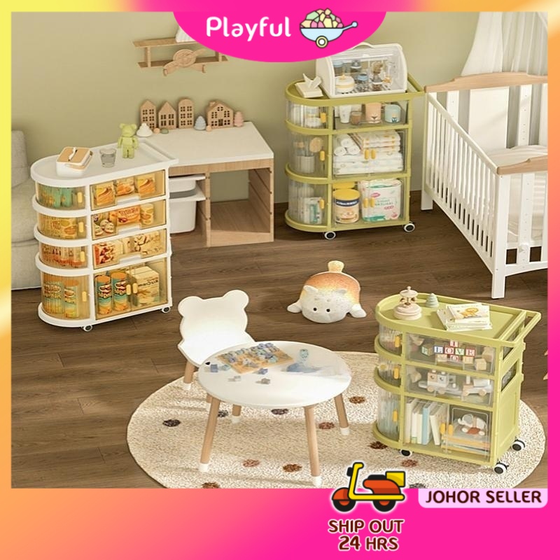 【PLAYFUL】 Installation-free Stroller Newborn Baby Products Rack Multi ...