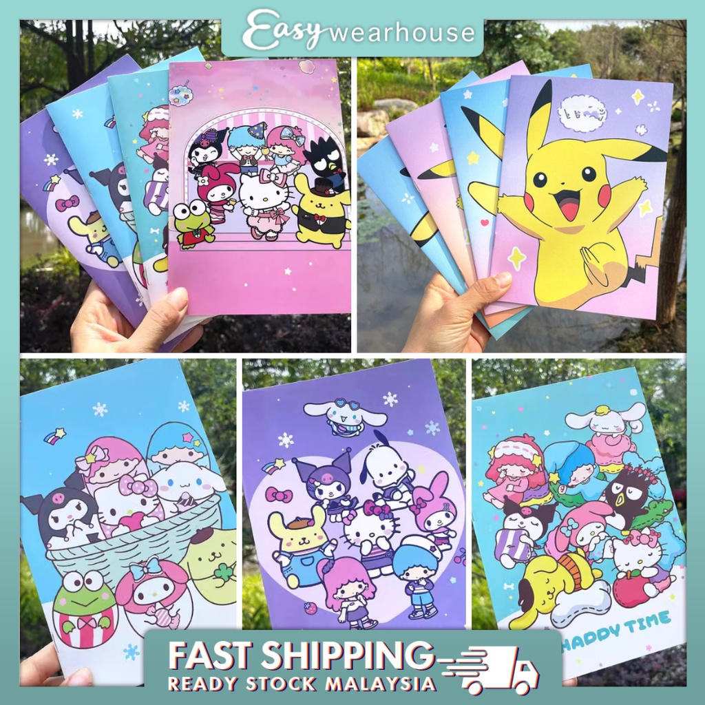 EASY WEARHOUSE Children Cartoon Saxrio Notebook Princess Froxen Min@ion ...