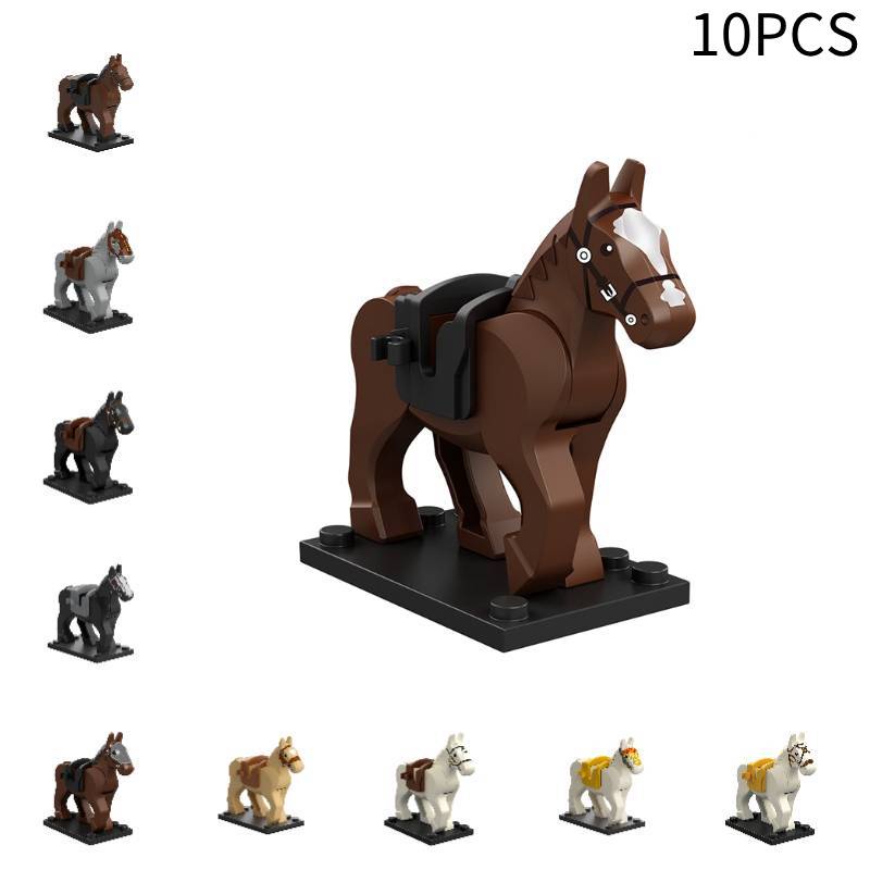 Collectible Brown Military Horse Abs Toy Assembly Plastic | Shopee Malaysia