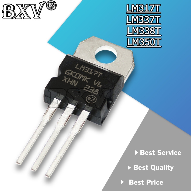 10pcs/lot LM317T TO-220 LM317 LM350 LM337 LM338 LM337T LM338T LM350T Transistor | Shopee Malaysia
