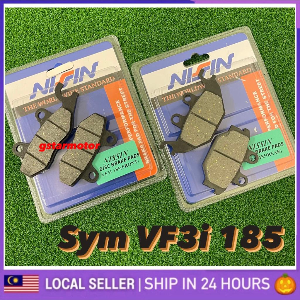SYM VF3i 185 Front Rear Disc Pad Belakang Depan Disc Pad (NISSIN) Brake ...