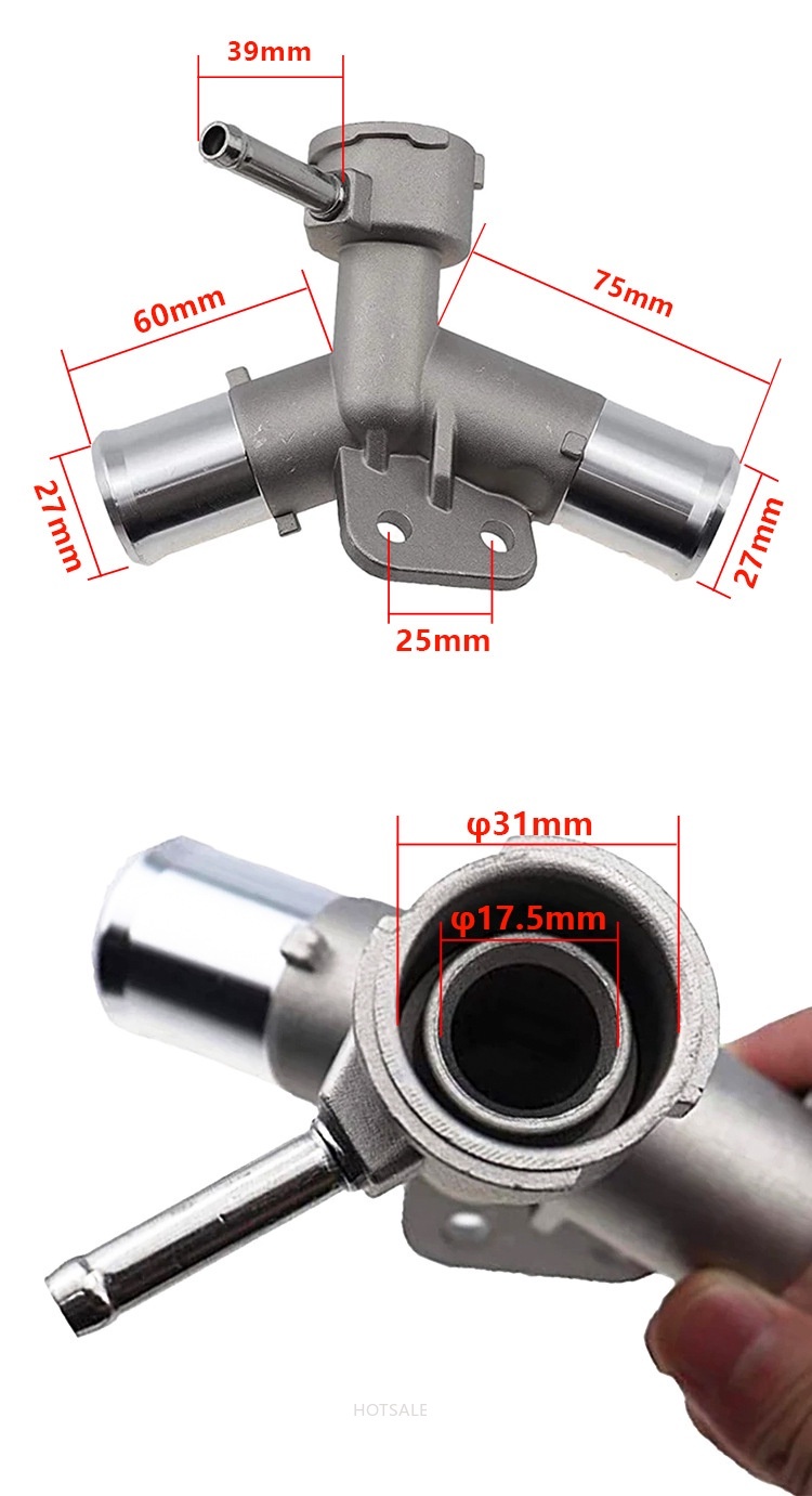 VIOS NCP93 NCP150 RADIATOR WATER T JOINT FILLER INLET ALUMINUM YARIS ...