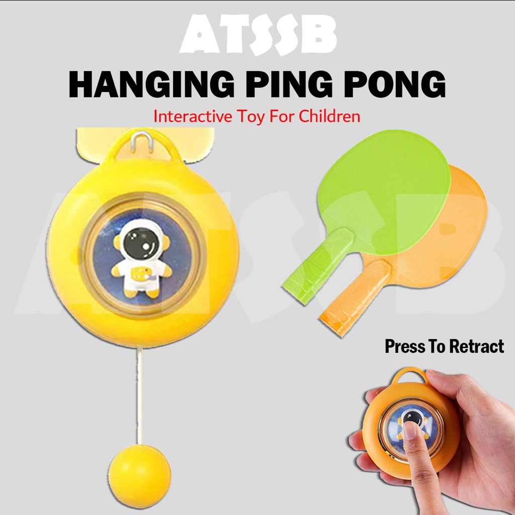 ATSSB Indoor Hanging Table Tennis Trainers Portable Set Hand Eye ...
