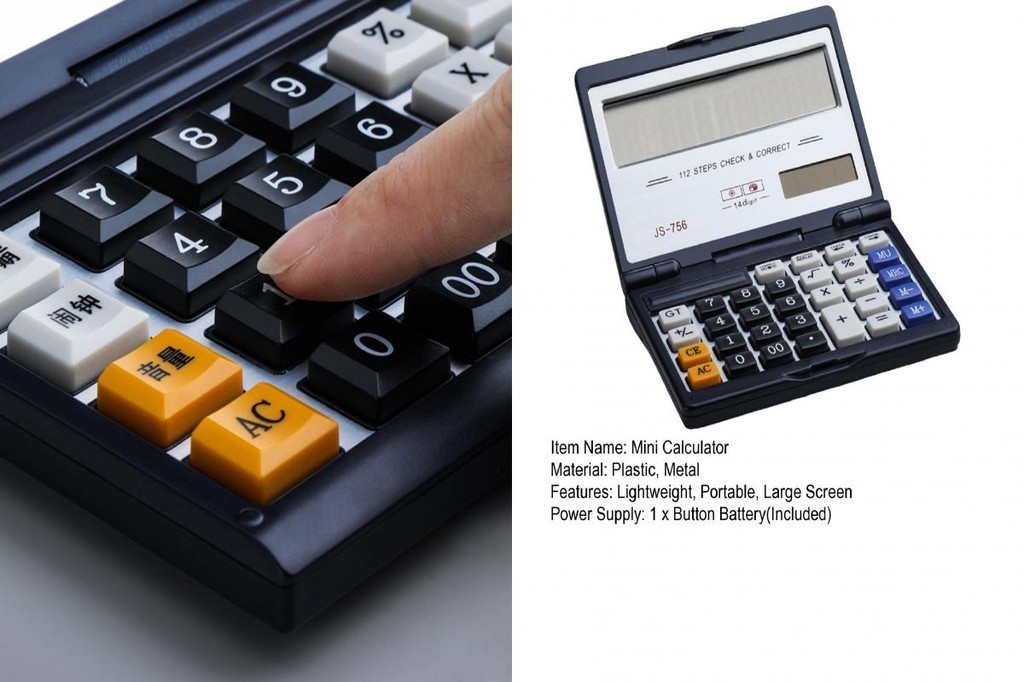 Solar Calculator Energy Saving Large Screen Foldable Portable 112-step ...