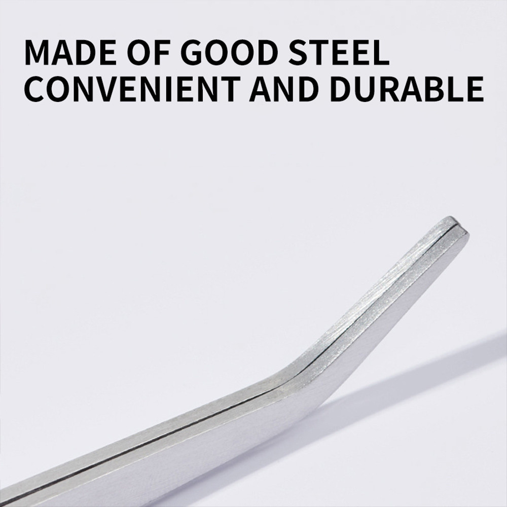 1Pc Multifunction Stainless Steel Nail Art Shaping Tweezers Cross Nail ...