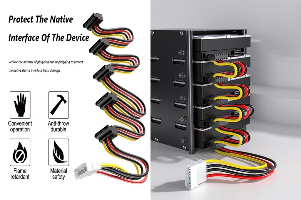 DRO_ Adapter Cable for Sata Hard Drive Durable Sata Adapter Cable High ...