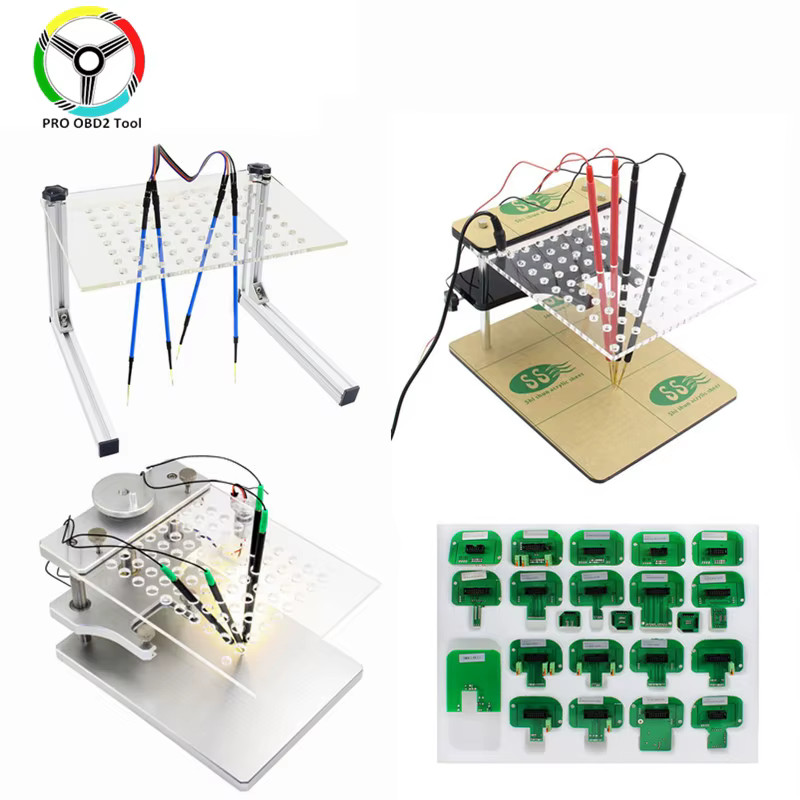 Latest LED BDM Frame with 22PCS Adapter Full Sets BDM Table for KTAG ...