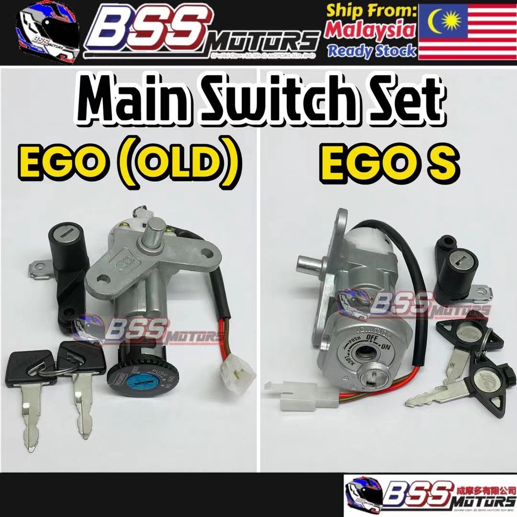 Yamaha EGO S EGOS Main Switch Assy Key Set Kunci Key Set Suis Kunci ...
