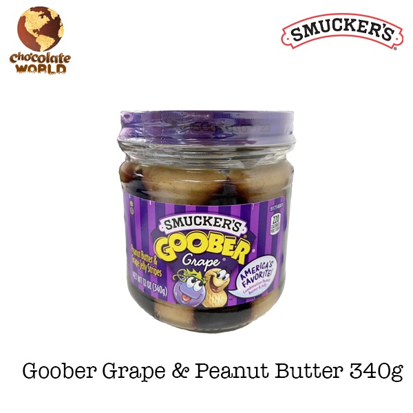 Smuckers Goober Peanut Butter and Grapes Jelly Jar 340g (Made in USA ...