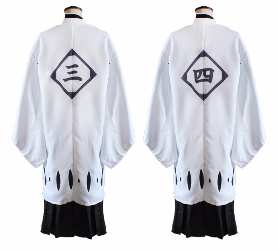 COSZTKHP 13 Number BLEACH White Haori Cosplay Costume From 1st to 13th ...