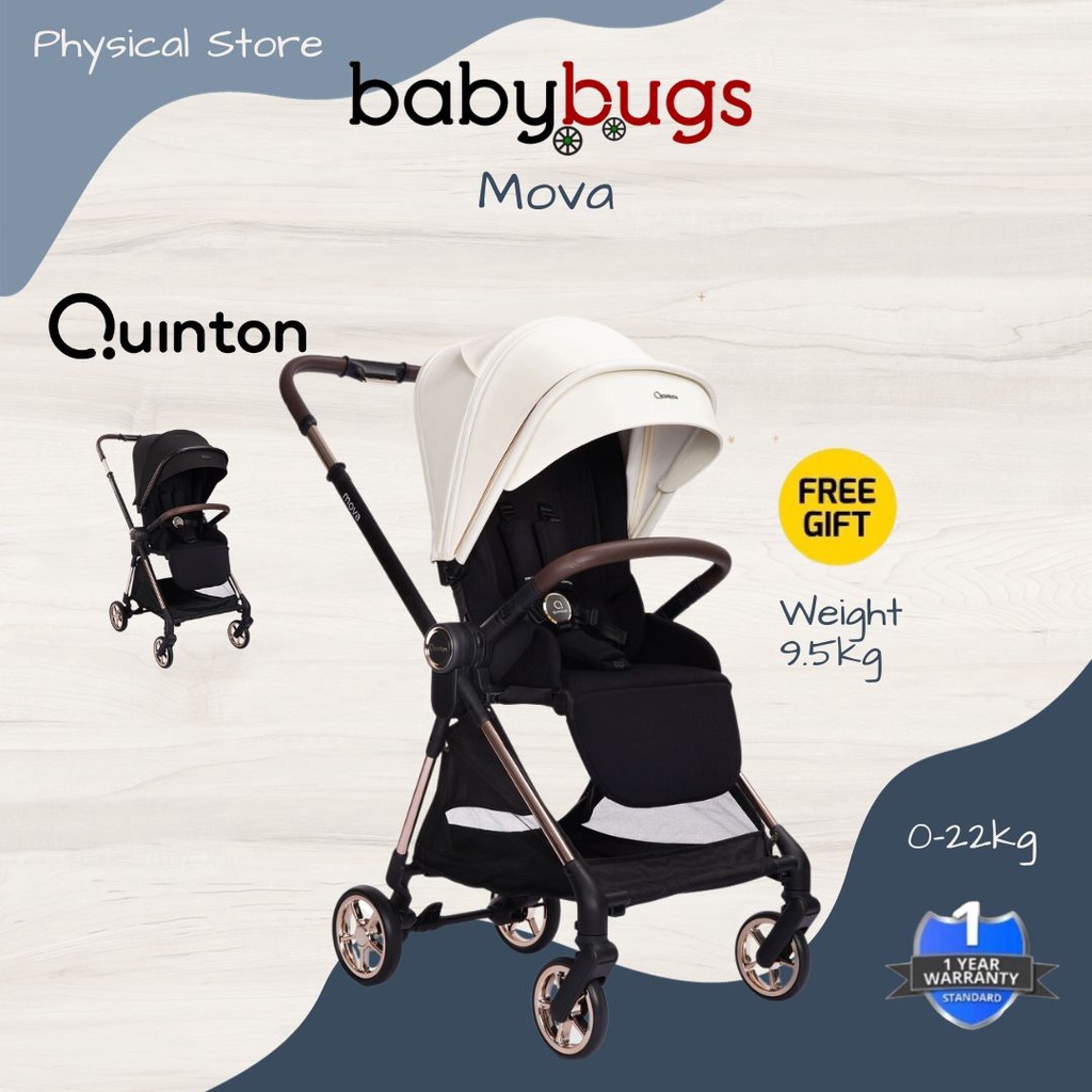 [Free Shipping] Quinton Two Way Facing Mova Premium Stroller 0 - 22kg ...
