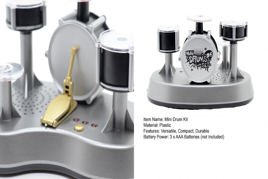 [Ma] Drumming Toy for Children Mini Drum Kit Interactive Finger Touch ...