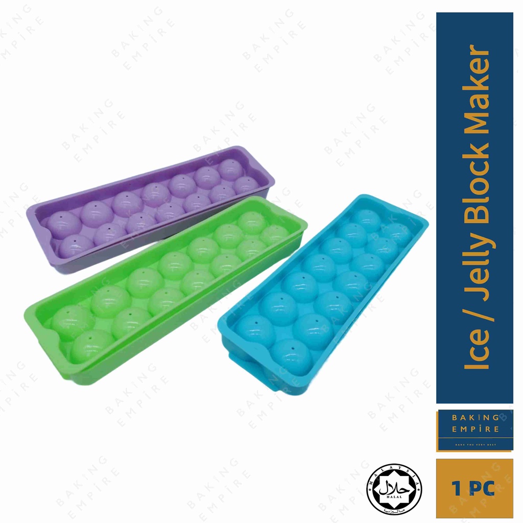 Ice Block / Jelly Ball Mould ( Blue / Green / Purple ) | Shopee Malaysia