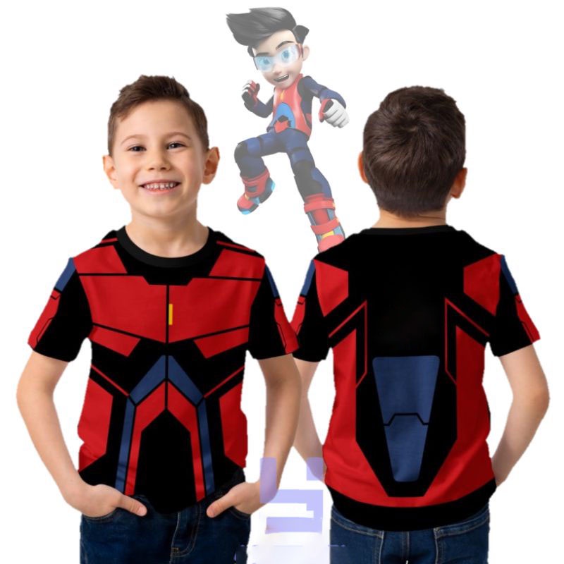 Ejen ALI Children's T-Shirt FULL PRINTING | Shopee Malaysia