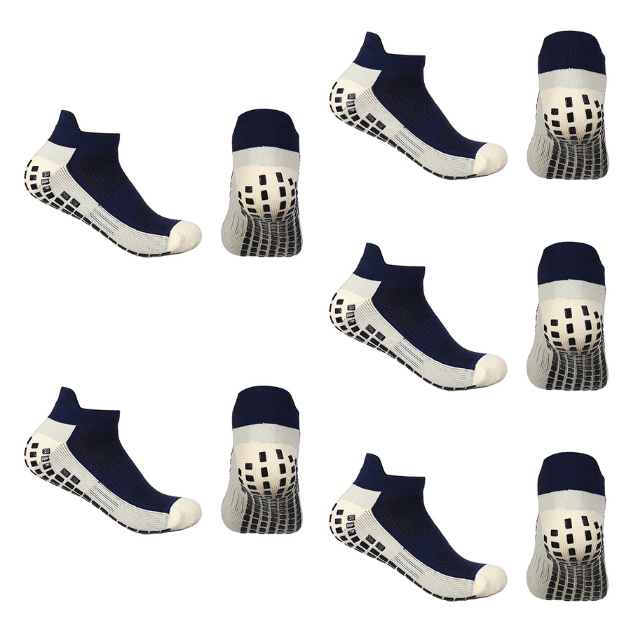 5 Pairs New Style Short Men Women Sports Socks Anti-slip Friction ...