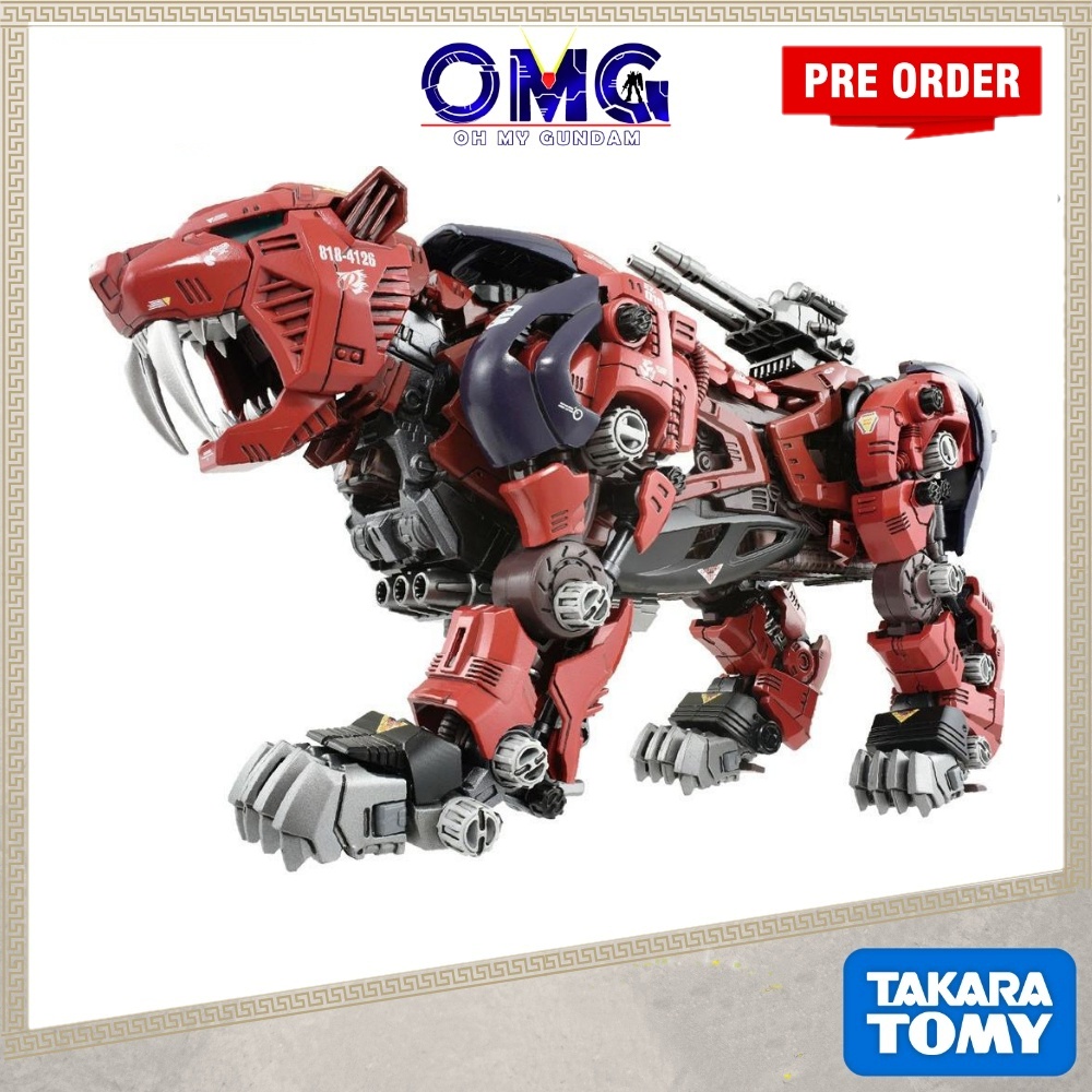 [OMGPO Aug 2024] Takara Tomy Zoids AZ-05 Saber Tiger 914860 Zoid AZ05 Saber Tiger Plamo OMG ...