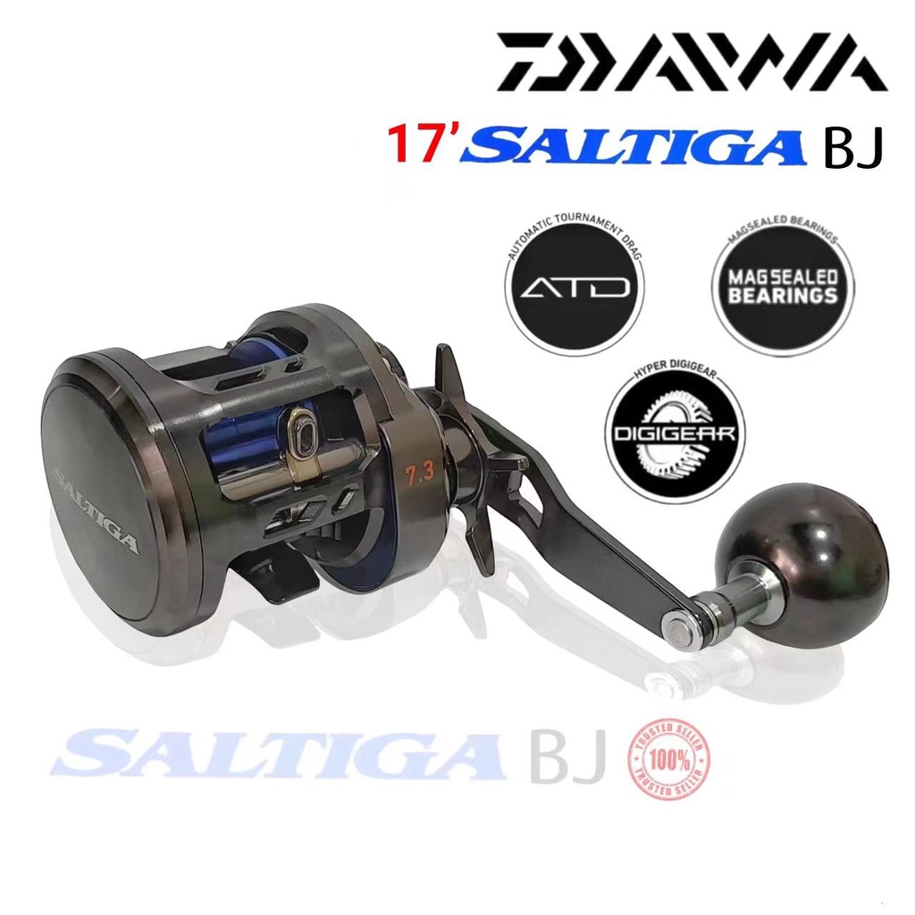 DAIWA 2017' SALTIGA BJ JIGGING FISHING REEL | Shopee Malaysia