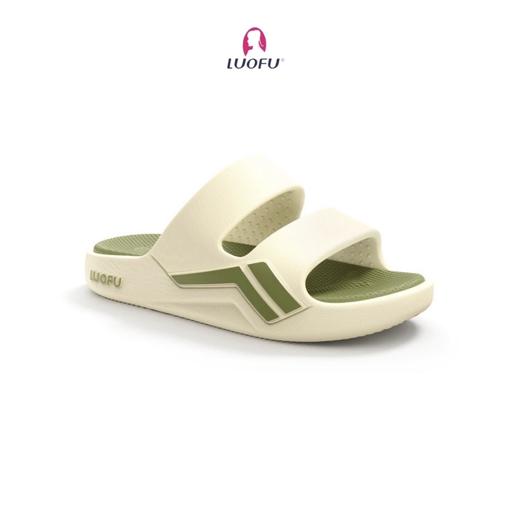 LUOFU Women 2-Straps EVA Slides Slippers E6238-E01L | Shopee Malaysia