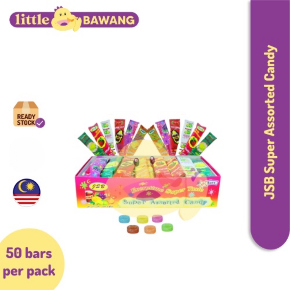 JSB Super Assorted Candy 50 packs x 6g | Shopee Malaysia