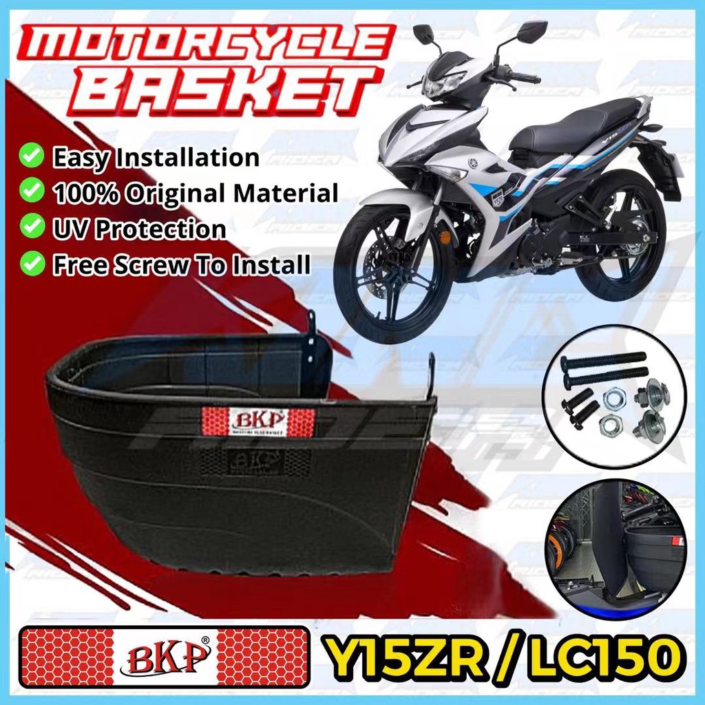 BKP Y15ZR Motorcycle Basket Plastic Quality Y15 Y15Z Bakul PVC ...