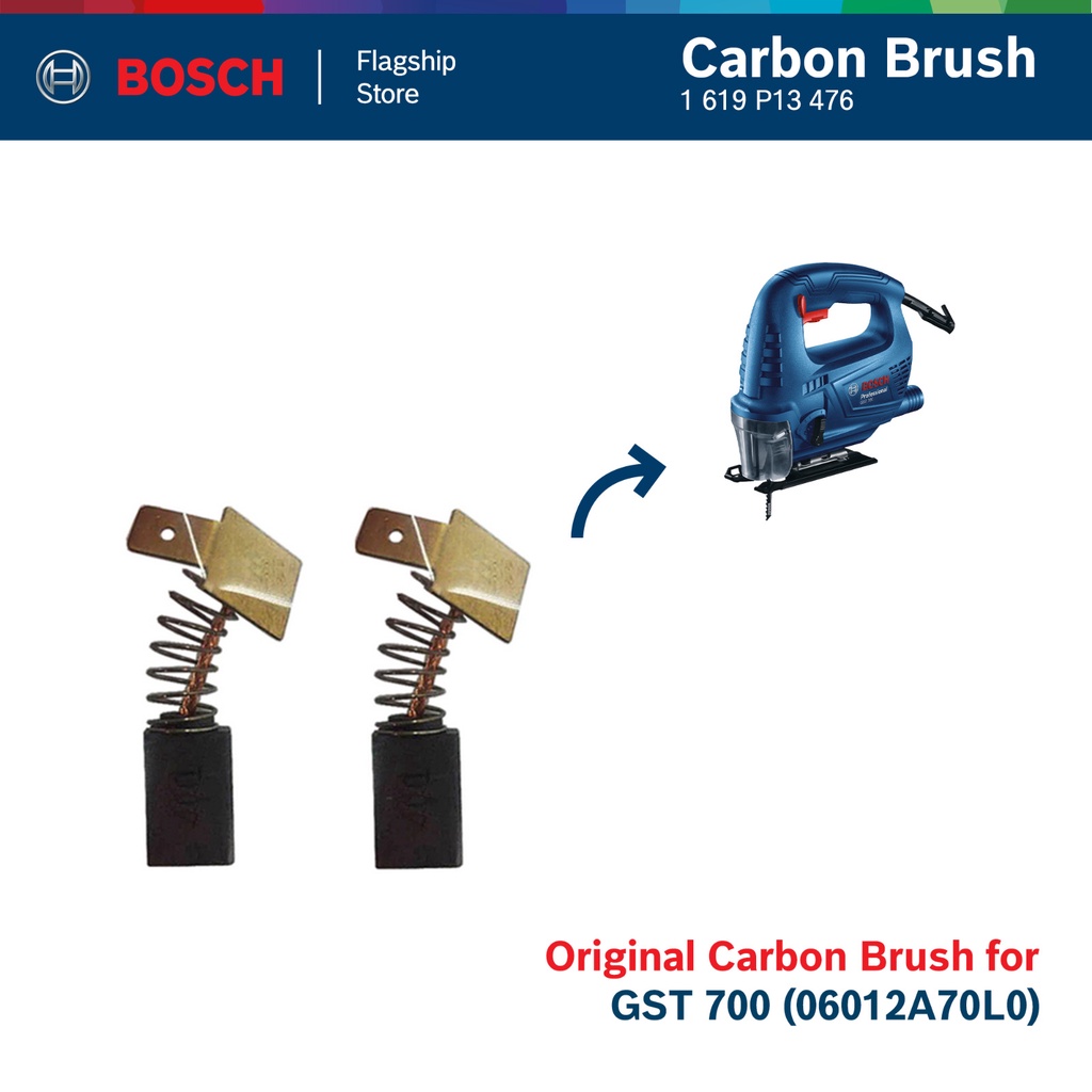 BOSCH Carbon Brush for GST 700 Jigsaw With Vacuum Connection ...