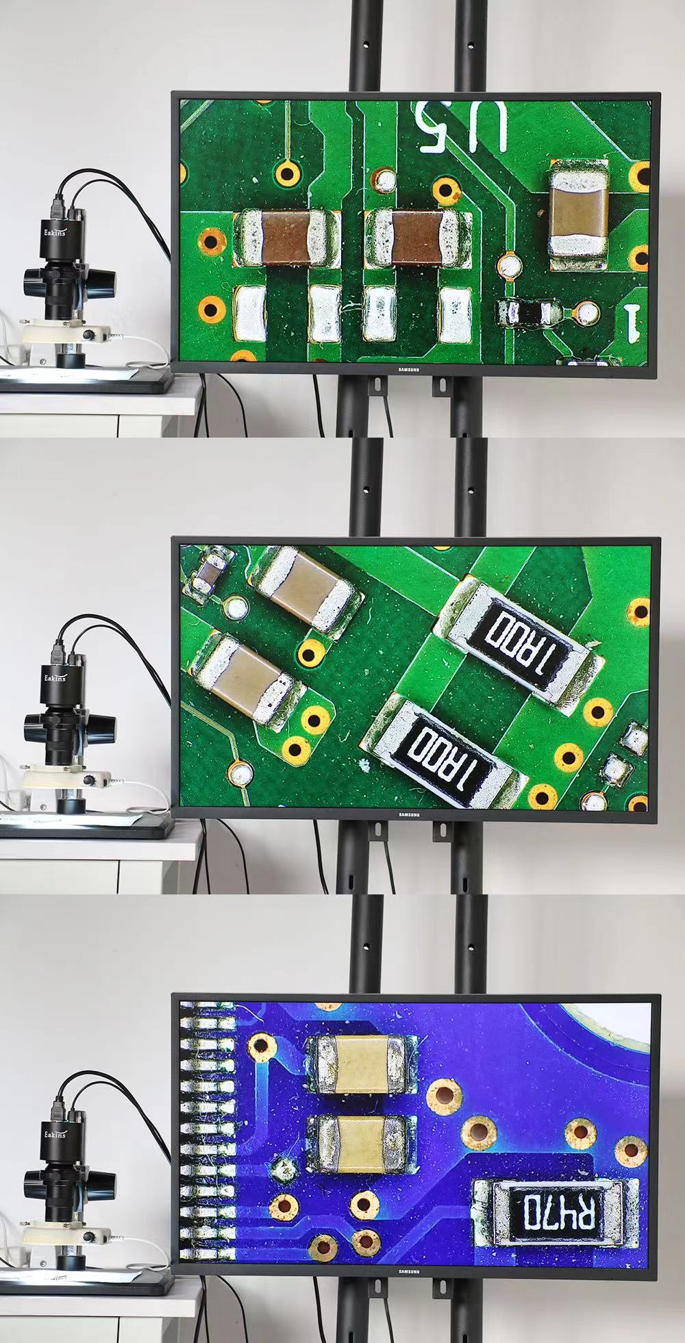 1080P VGA HDMI USB Type-c PC C Mount Video Microscope Camera Industrial ...