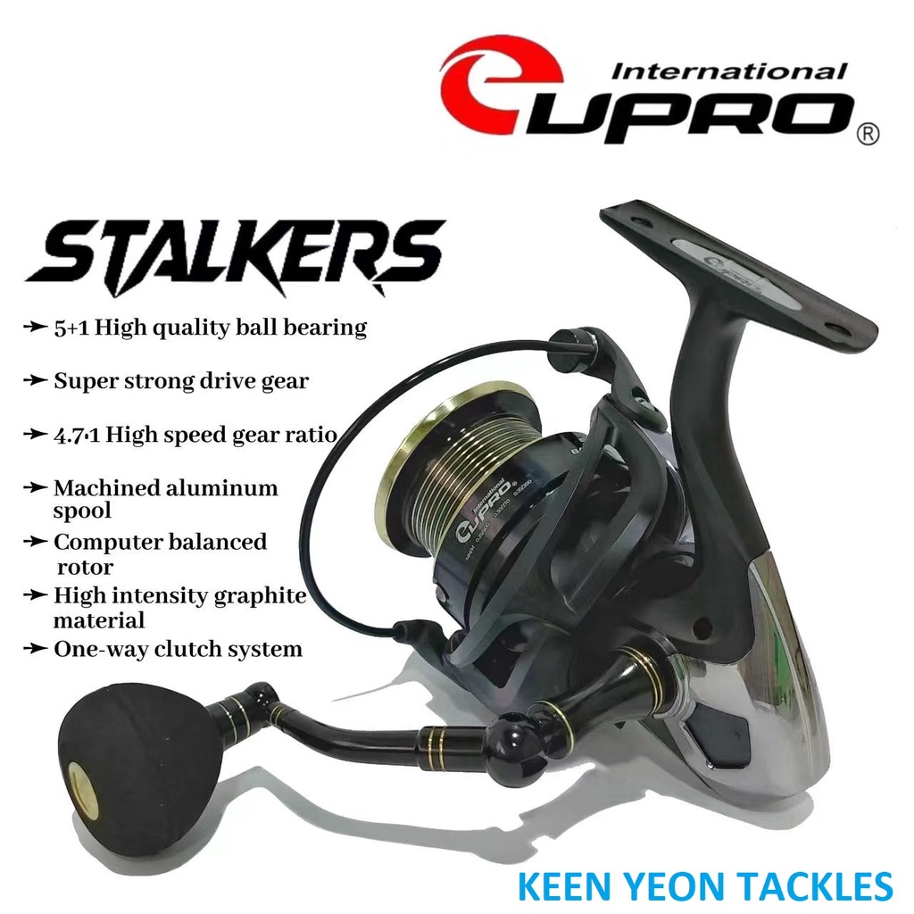 EUPRO STALKERS FISHING REEL (SPINNING) | Shopee Malaysia