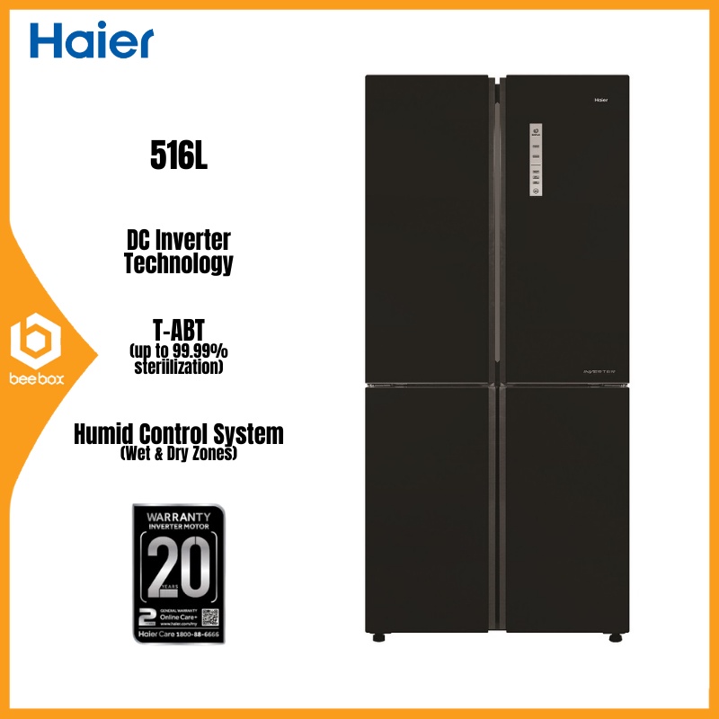Haier Fridge Twin Inverter Humidity Control System HRF-IM585HGW HRF ...
