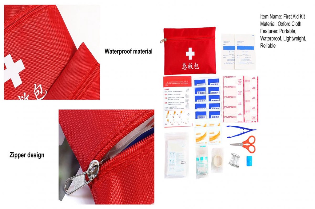 Portable Emergency Kit Compact Waterproof First Aid Kit for Travel ...