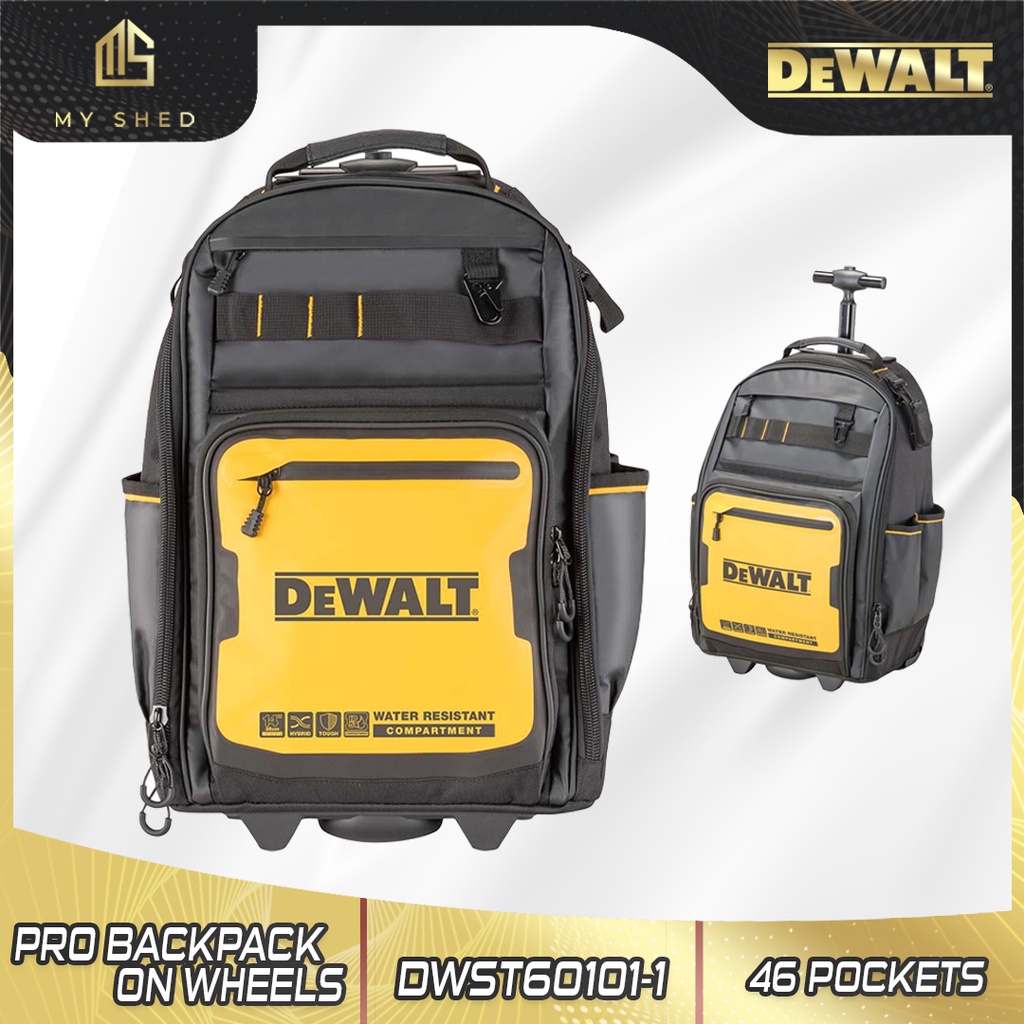 DEWALT DWST60101-1 ORIGINAL BACKPACK ON WHEELS TOOL STORAGE | Shopee ...