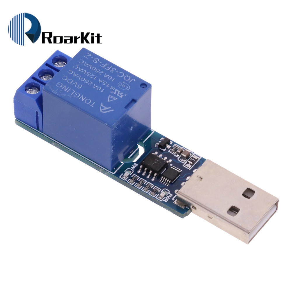 LCUS-1 type USB Relay Module 5V 10A CH340 Electronic Converter PCB USB ...
