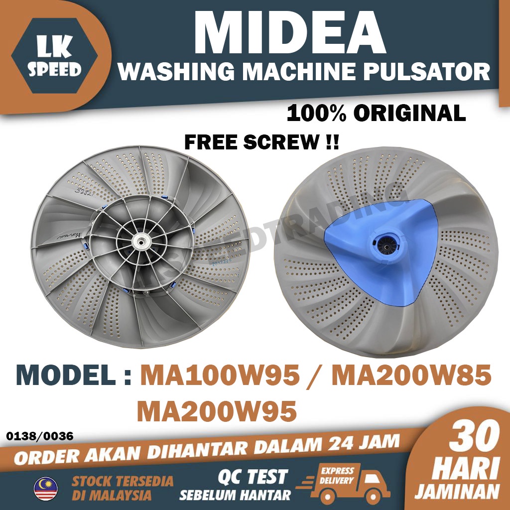 (100% ORIGINAL) MA100W95 MA200W85 MA200W95 MIDEA Washing Machine ...