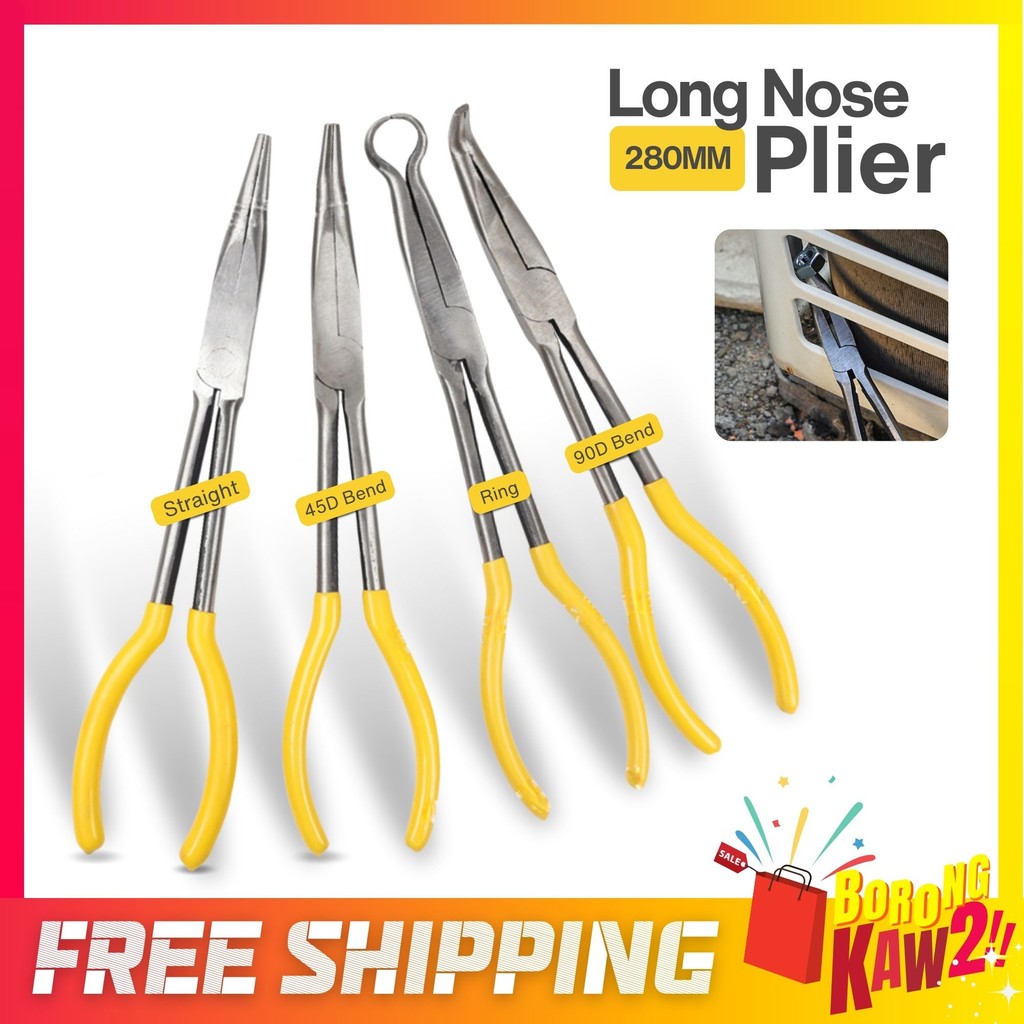 280mm Straight Long Nose Plier Multifunction Repair Tools Hand Plier ...