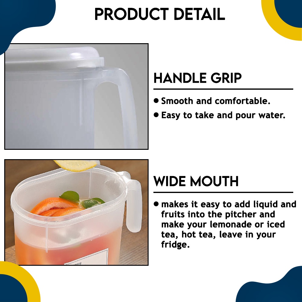 Innohut 1.8L / 2.5L Jag Air Plastik Water Jug Plastic Jug Botol Air ...