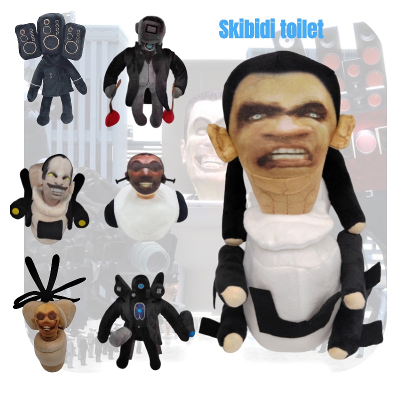 Skibidi Toilet Plush Quirky And Amusing Stuffed Character 28-30cm ...