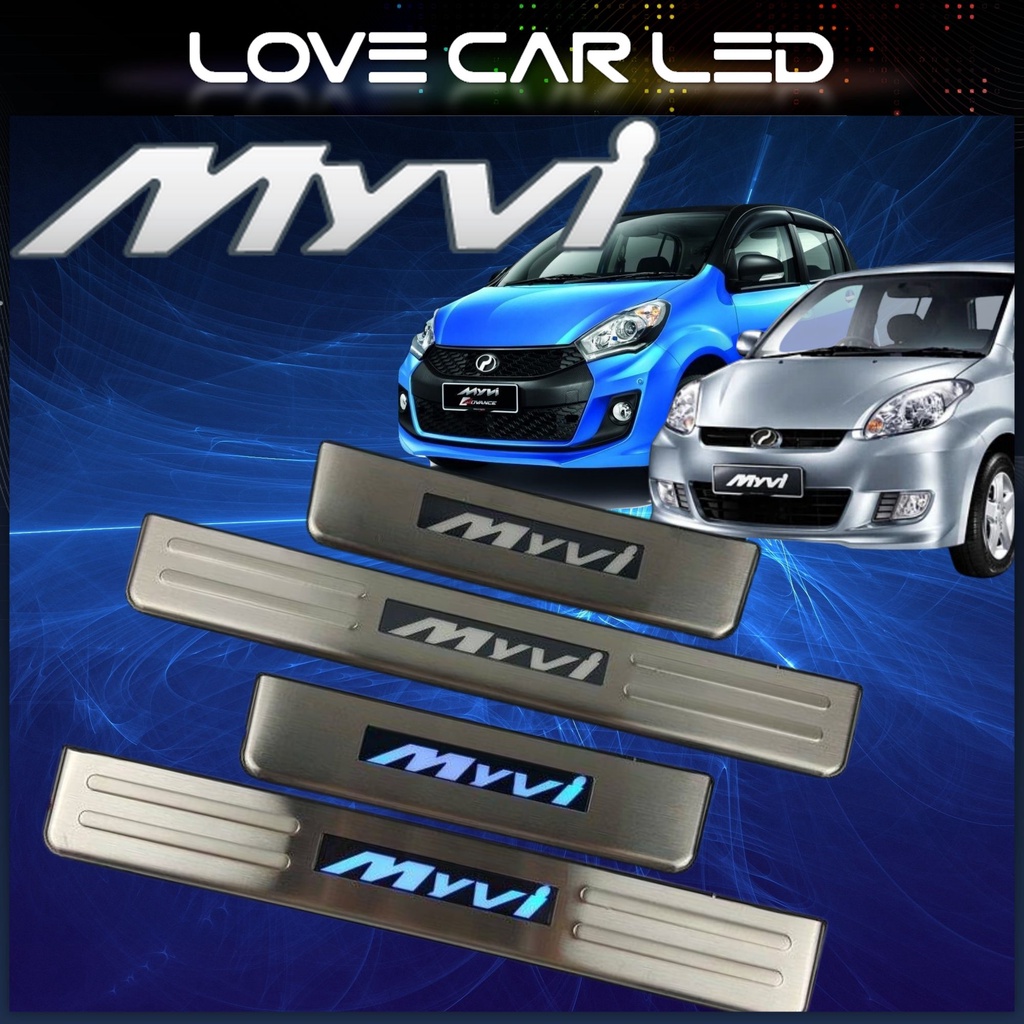 4Pcs Perodua Axia Bezza Alza 2022 Myvi old Myvi 18-23 Ativa Side Sill ...