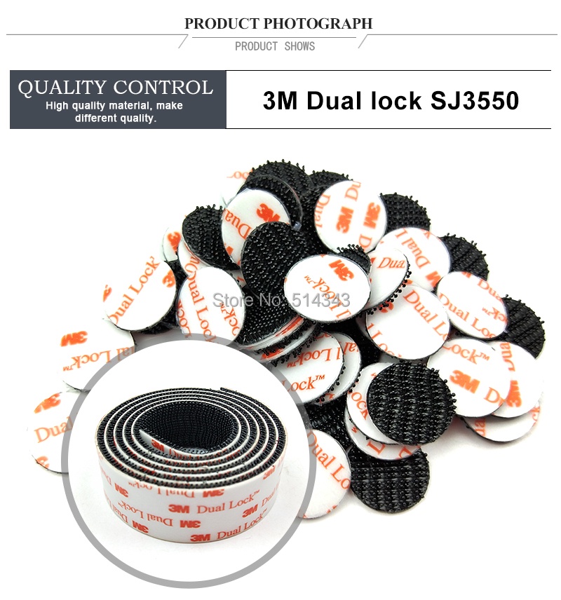 3M Brand Tape SJ3550CF Dual Lock Self Adhesive Fastener Perfect High Adhesive 3M Tape 250 Type ...