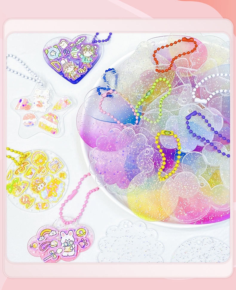 goo goo card goo card set guka keychain making set murah 咕卡盤 buat ...