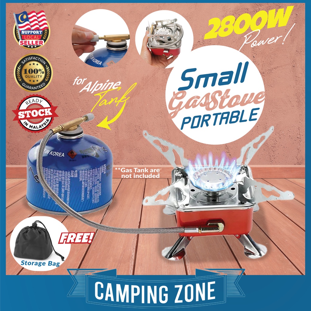 Portable Small Gas Stove for Airpine Tank Outdoor Mini Folding Stove ...