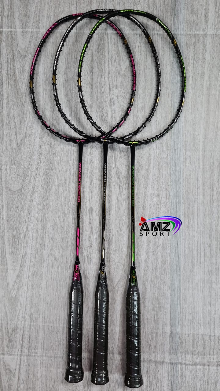 Maxbolt WOVEN TECH 60 Badminton Racket (Super Strength) ORIGINAL ...