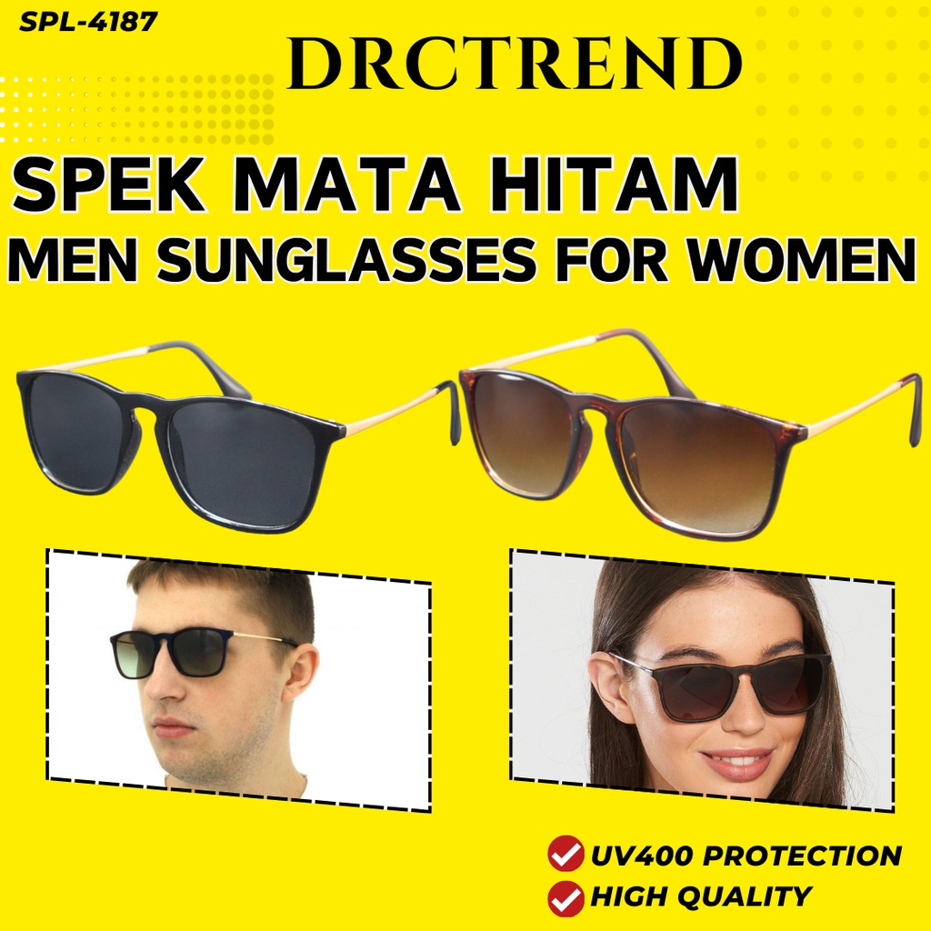 Square Sunglasses For Men Outdoor Cermin Mata Hitam Lelaki Spek Mata ...