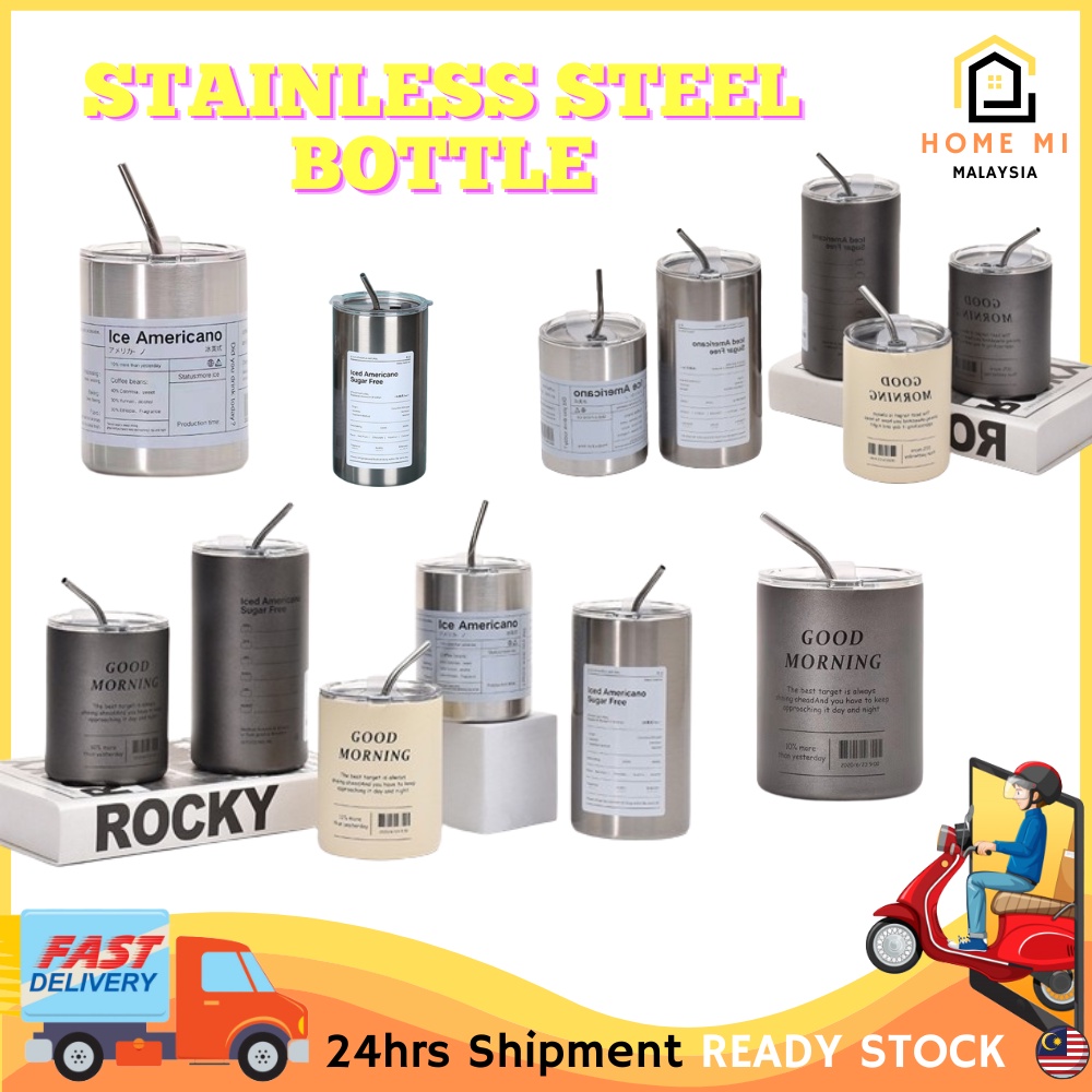 304 Stainless Steel Bottle Coffee Cup Thermos Mug Tumbler Vacuum Flask ...