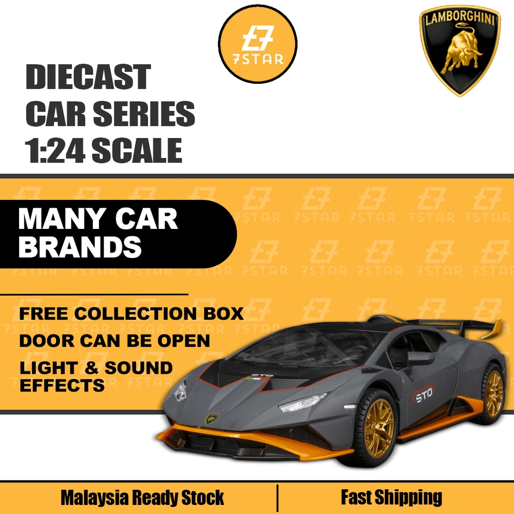 7star MINIAUTO Diecast Series 1:24 Scale BMW LAMBORGHINI TOYOTA Race ...