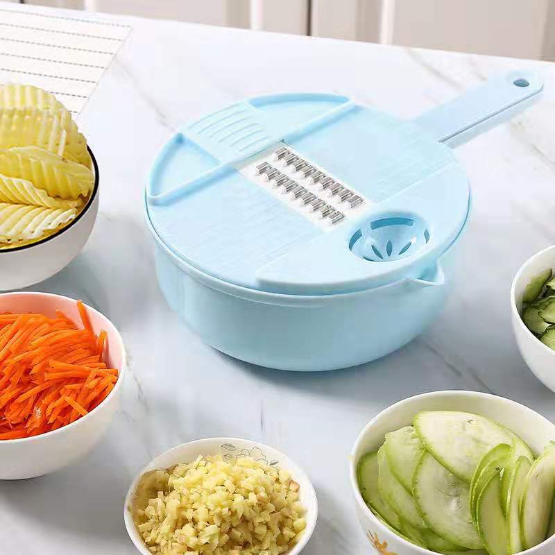 SayYes Multifunctional Round Vegetable Cutter Veggie Chopper Shredded ...