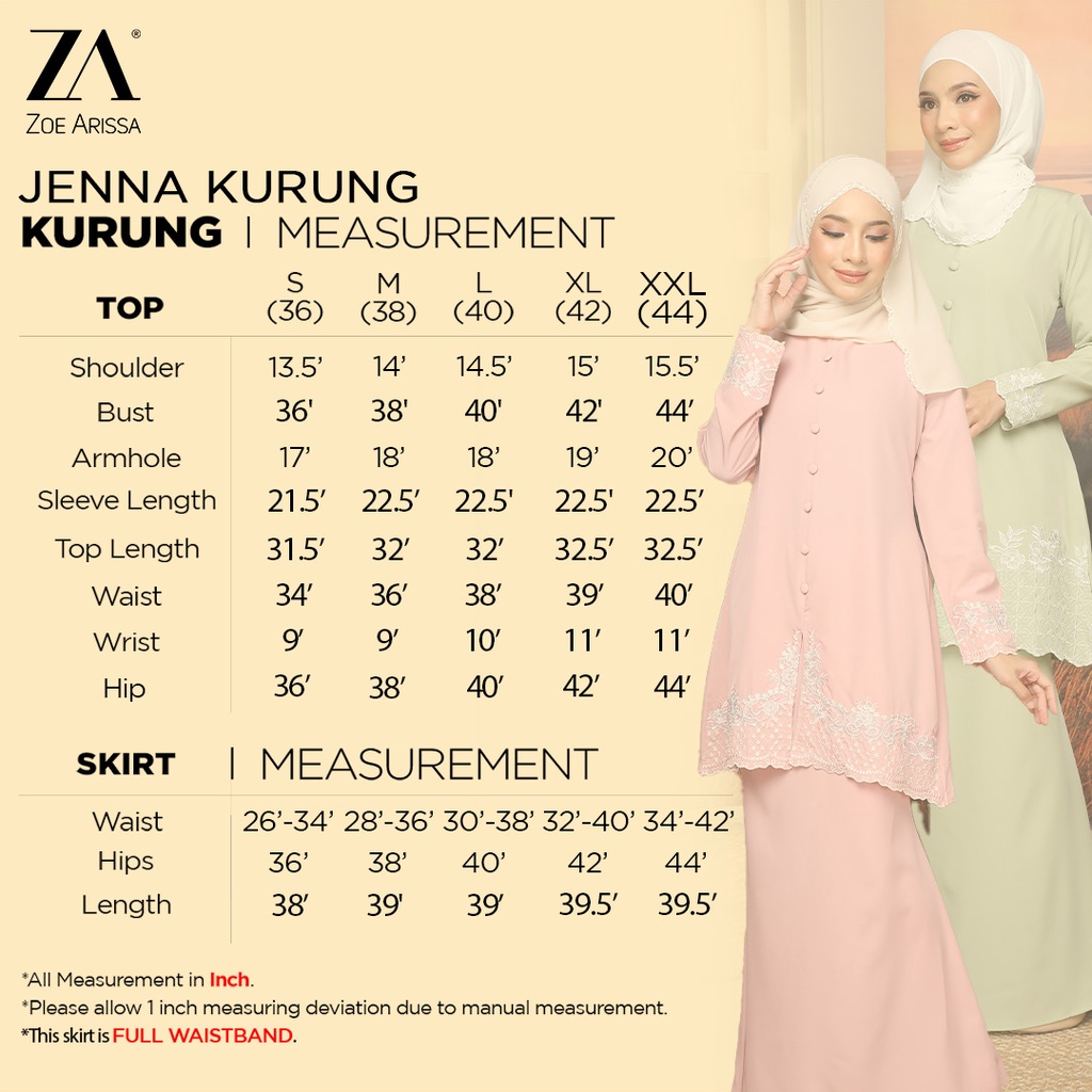Jenna Baju Kurung Raya 2024 sulam plain baju raya 2024 viral baju ...