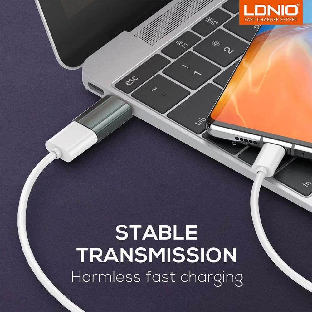 LDNIO LC140/LC150 Fast Transmission OTG Type-C to USB-A Adapter/ USB to ...